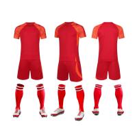 China Custom Team Jersey for Football Lightweight Polyester Mesh Vibrant Colors Match-Ready for sale