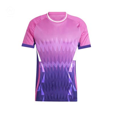 China High Performance Soccer Jerseys Breathable Moisture Wicking Stylish Design for sale