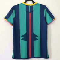 China Blue Red Retro Soccer Jerseys Fabric Retro Football Kits T Shirt Men Soccer Jersey for sale