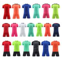 China Long Sleeve Plain Soccer Jerseys in Lightweight Polyester Optimal Comfort and Ventilation for sale