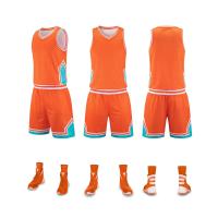 China Custom Design Basketball Jersey Set for Men Adult Size S Fabric Feature Maximum Comfort for sale
