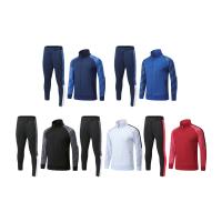 China Adult Size S Long-Sleeved Football Clothes Breathable Comfortable Team Logo Customized for sale