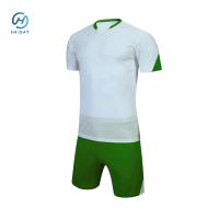 China Vibrant Green Football Jersey Lightweight Ideal for Match Play Training Moisture-Wicking Adult Size M for sale