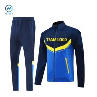 China Upgrade Your Game Football Training Tracksuit with Zipper Closure in S/M/L/XL/XXL Sizes for sale