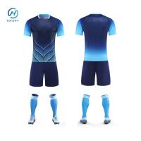 China Adult Children's Sizes Customized Football Team Jerseys with Back Name Placement for sale
