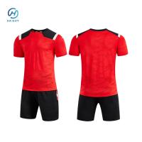 China Adult Football Jersey - Lightweight Polyester Mesh, Vibrant Red, Match Ready, Moisture-Wicking for sale