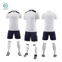 China Dynamic Soccer Kits Moisture-Wicking Breathable Mesh Bold Stripes for Ultimate Performance for sale