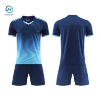 China Dynamic Soccer Kits S Moisture-Wicking Breathable Mesh Bold Stripes for Elite Players for sale