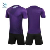 China Vibrant Team Colors Football Jersey Quick Dry Material Ergonomic Fit Lightweight Polyester for sale