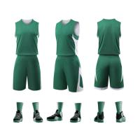 China Wholesale Basketball Clothes Set Mens Reversible Team Basketball Shirt Uniformes Custom Jersey Basketball Wear Jersey for sale