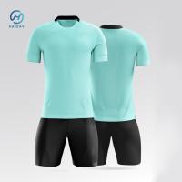 China Vibrant Team Colors Football Jersey Quick Dry Material Ergonomic Fit Lightweight Polyester for sale
