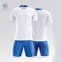 China Vibrant Team Colors Football Jersey Quick Dry Material Ergonomic Fit Lightweight Polyester for sale