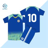 China Adult Size Football Jersey Vibrant Colors 100% Polyester Ideal for Matches and Training for sale