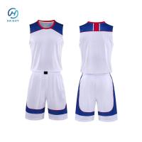 China Custom Design Breathable Sport Wear Custom Sublimation Reversible Basketball Jersey Set Basketball Uniform for sale