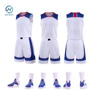 China Custom Design Breathable Sport Wear Custom Sublimation Reversible Basketball Jersey Set Basketball Uniform for sale