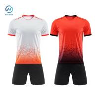China 100% Polyester Fabric Adult Football Jersey XS Size Lightweight Breathable Elevate Your Game Show Team Spirit for sale