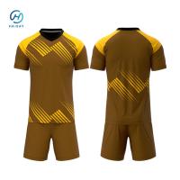 China Customize High Quality Soccer Wear Low MOQ Soccer Uniform Football T-Shirt Soccer Jersey With Fully With Sublimation for sale