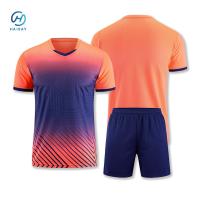 China 100% Polyester Fabric Adult Football Jersey XS Size Lightweight Breathable Elevate Your Game Show Team Spirit for sale
