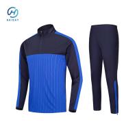 China Outdoor Training Clothing Plain Tracksuit Kid/Adult size AD/NK Style Half-zipper Tracksuit for sale
