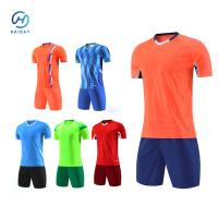 China High-quality Quick-drying Polyester Training Sportswear T-shirt Plain Jersey Set Personal Design for sale
