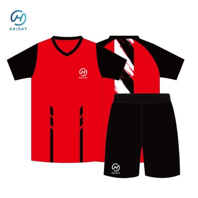China customized kid soccer jersey set with professional design and polyester fabric for sale