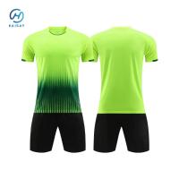 China Custom Green Football Kits Flex for Teams Brands and Retailers Personalize Your Team's Look with Our Customization Options for sale