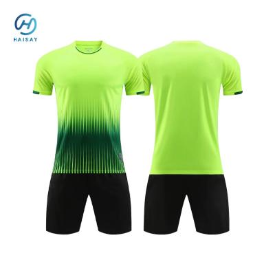 China Custom Green Football Kits Flex for Teams Brands and Retailers Personalize Your Team's Look with Our Customization Options for sale