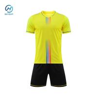 China Quick Dry Material Custom Team Jersey Machine Washable Straight Hem V Collar/Round Collar for sale