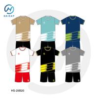 China 140gsm Fabric Weight Football Jersey Custom Color Lightweight Design for Victory for sale