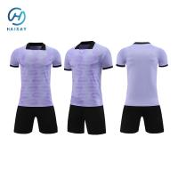China Logo-Free Football Kit - Jersey & Shorts Soccer Set | Quick-Dry Fabric for Training | Unisex Comfortable Sports Uniform for sale