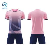 China Lightweight Durable Pro Men's Soccer Jersey Moisture-Wicking Fabric Stay Dry in Intense Games Fabric Weight 140gsm for sale