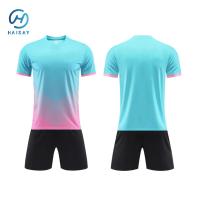 China Source Factory Soccer Uniform Bundle – Youth & Adult Sizes, Quick-Dry Polyester, Club/School Logo Printing for sale