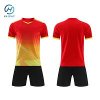 China School/Club Team Uniforms Personalized Football Jersey Bundle with Maximum Comfort Fabric by Pro Sportswear Manufacturers for sale