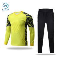 China Custom Long Sleeve Blank Soccer Jersey Set for Men – Quick Dry & Breathable Training Football Uniform Kit | No Logo, Ideal for Team Customization for sale