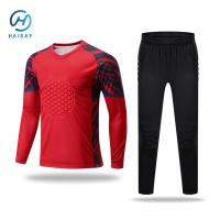 China Red Long Sleeve Blank Soccer Uniform Set – Breathable & Quick-Dry Football Jersey Kit for Teams & Clubs for sale