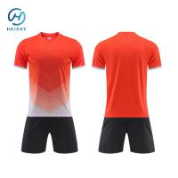 China Blank Soccer Jersey Set for Men – Ready-to-Ship Plain Football Uniform – Ideal for Custom Printing – Lightweight, Breathable Fabric – Bulk Wholesale or OEM Customization Available for sale