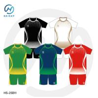 China Custom Team Football Jersey - Breathable Fabric, Adult & Youth Sizes, Name/Number/Logo Included for sale