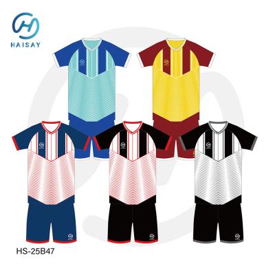 China Pro-Style Soccer Jersey Set – 100% Polyester, Breathable & Quick-Dry, Customize for Any Team for sale