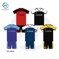 China High-Performance football Uniform – 100% Polyester, Breathable Fabric, Customize for Club/School for sale