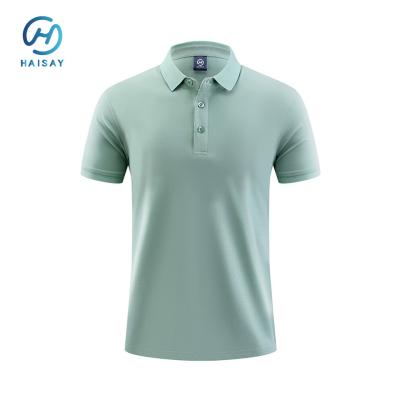 China Custom Logo Polo Shirts - Polyester, S-3XL, Multiple Colors for sale