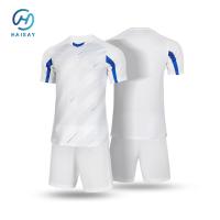 China Blank Customizable Football Uniform Set – Plain Soccer Jersey and Shorts for Adults and Youth – Multiple Colors and Sizes Available – Add Team Logo, Number, or Name with Printing for sale