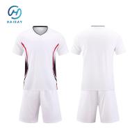 China Soccer Uniform Set - Support Full Customization, Team Logo/Number, 100% Polyester, High Ventilation for Clubs for sale