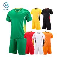 China Soccer Jersey Set - Support Team Logo & Player Name Number, 100% Polyester, Breathable & Sweat-Wicking for School/Club Teams for sale