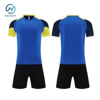 China Custom Football Jersey & Shorts Set: Colorful Gradient & Contrast Designs – Perfect For Team Identity & Matches for sale