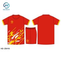 China Custom Football Jersey And Shorts Set: Breathable Fabric, Stylish Blue - White Design – Perfect For Team Matches & Training Sessions for sale