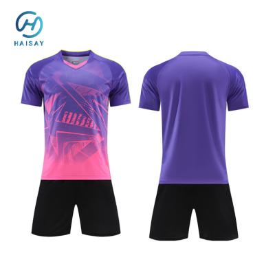 China Custom Football Jersey & Shorts Set: Colorful Gradient & Contrast Designs – Perfect For Team Identity & Matches for sale
