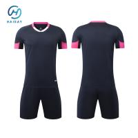 China Men's Soccer Jersey – Lightweight, Moisture-Wicking Polyester, Breathable, Available in Red/Blue/Black for sale