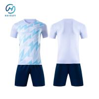 China Custom Team Soccer Jersey with Quick Dry Material, Moisture-Wicking, and Lightweight 160gsm Polyester for Optimal Performance for sale