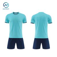 China Breathable Football Shirt Custom Printed Team Jersey for Men Women Youth Players for sale