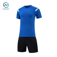 China Men's Soccer Jersey – Lightweight, Moisture-Wicking Polyester, Breathable, Available in Red/Blue/Black for sale